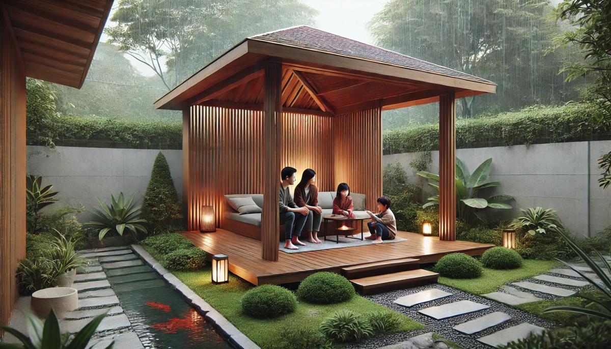 10 Cara Mendesain Taman Belakang Rumah untuk Area Santai Keluarga