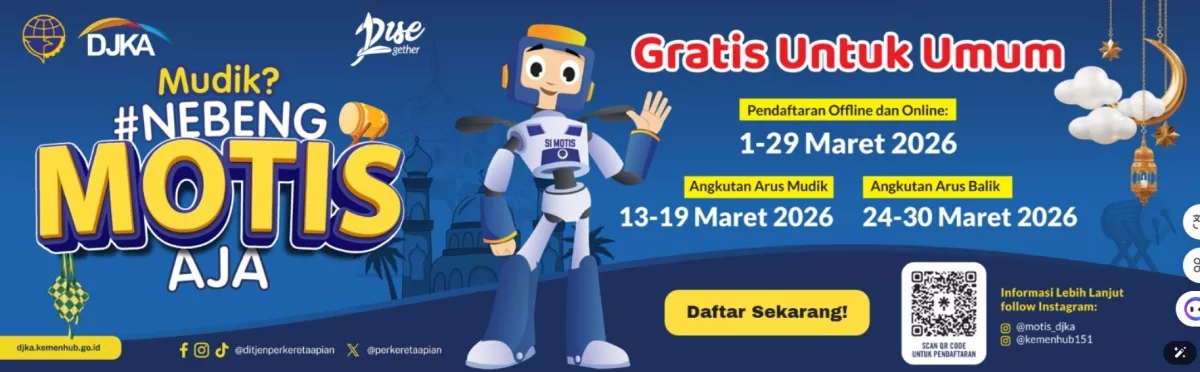 AMANKAN TIKETMU! 28.182 Pemudik Bisa NEBENG MOTIS LEBARAN 2026, Ini ...